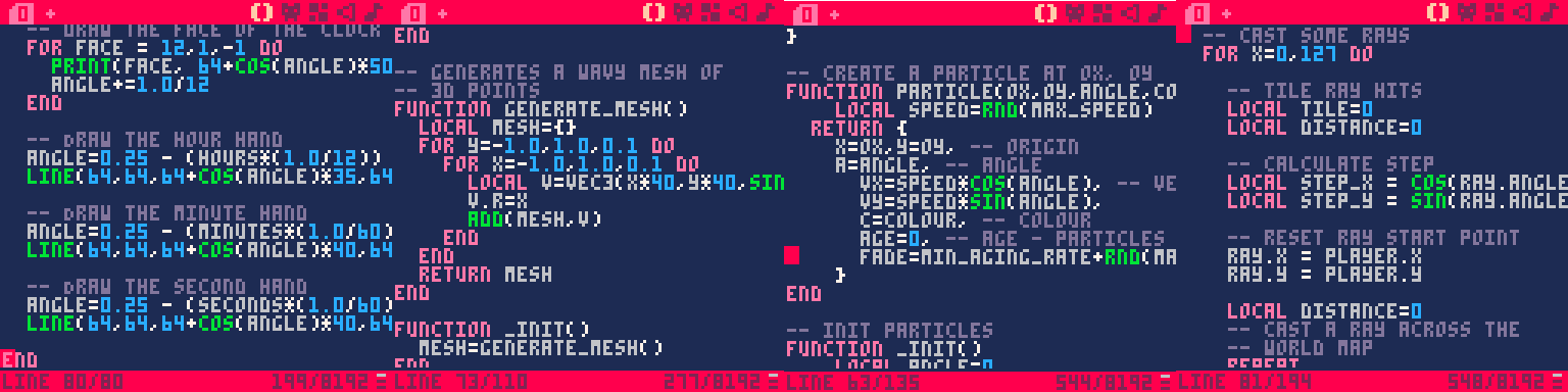 Pico 8 Tutorials
